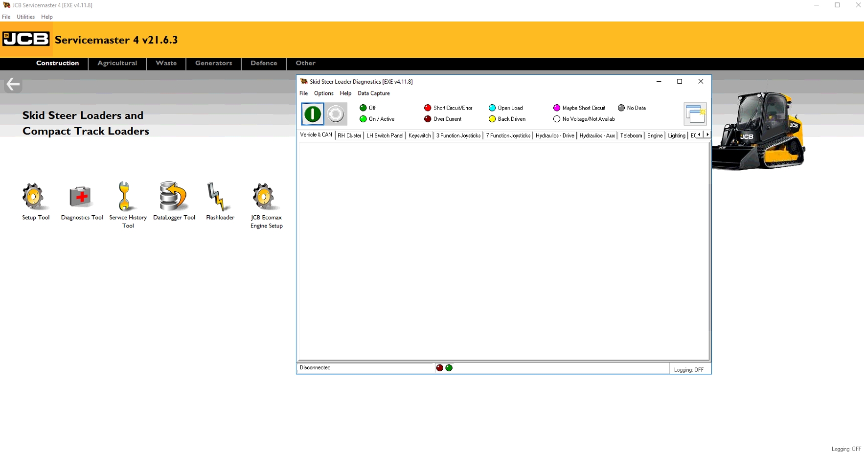 JCB ServiceMaster 4 v21.9.2 10.2021 Diagnostic Tool DVD How To Install ...