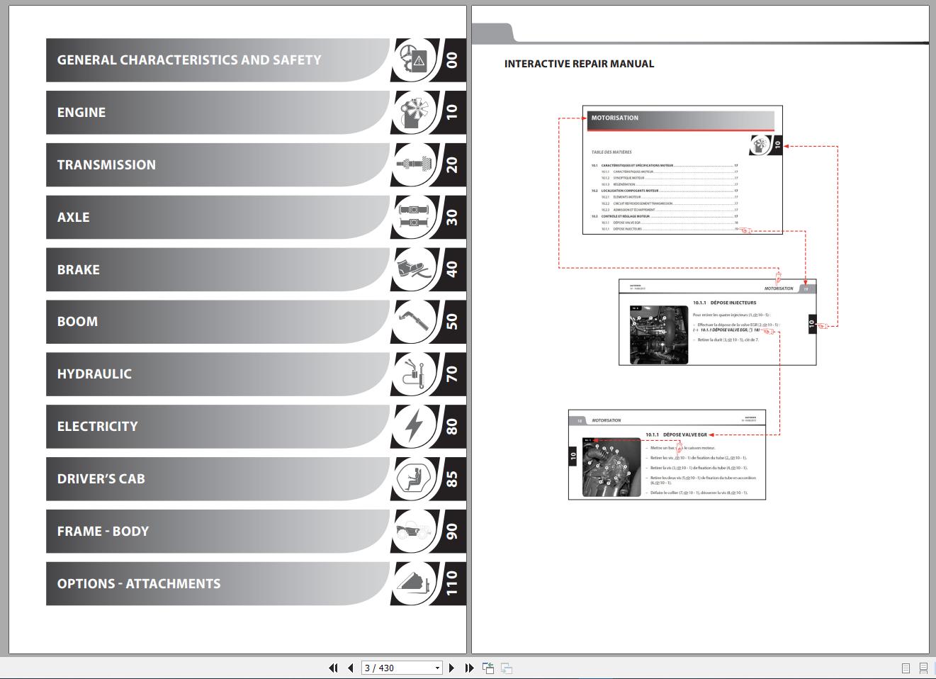 Manitou Work Platforms Telehandler PDF 7.8GB Updated 06.2021 Repair ...