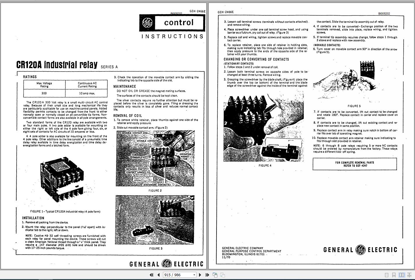 CAT Electric Rope Shovel 7182 182M 141144 141145 Service Manual 10192 ...