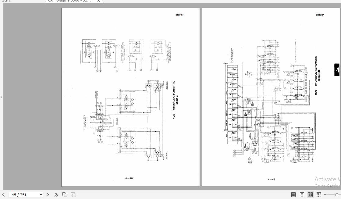 CAT Excavator Dresser 3560 Service Manual 2069B BI006197