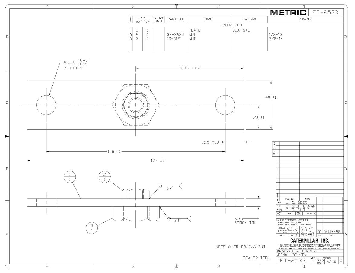 CAT Heavy Equipments FT2500 - FT2599-00 Dimensions EN PDF