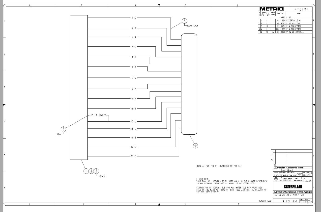 CAT Heavy Equipments FT3150 - FT3200 Dimensions EN PDF