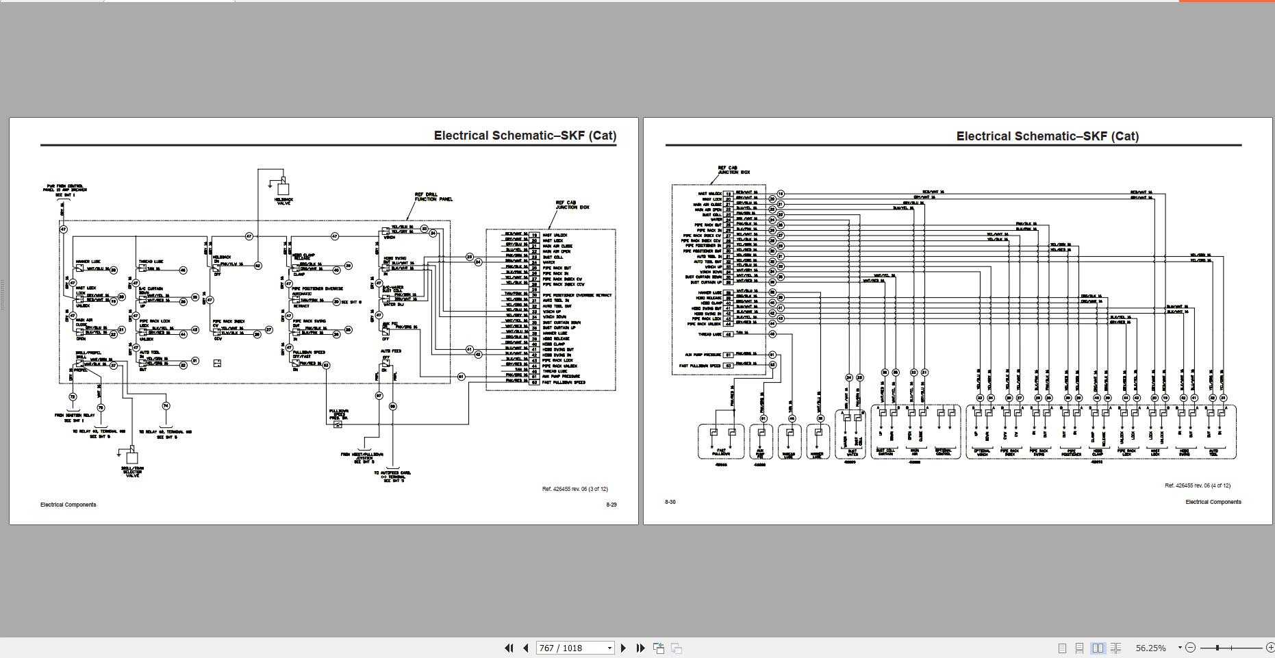 CAT Rotary Blasthole Drills MD6290 MD6240 Service Manual EM025441 2016