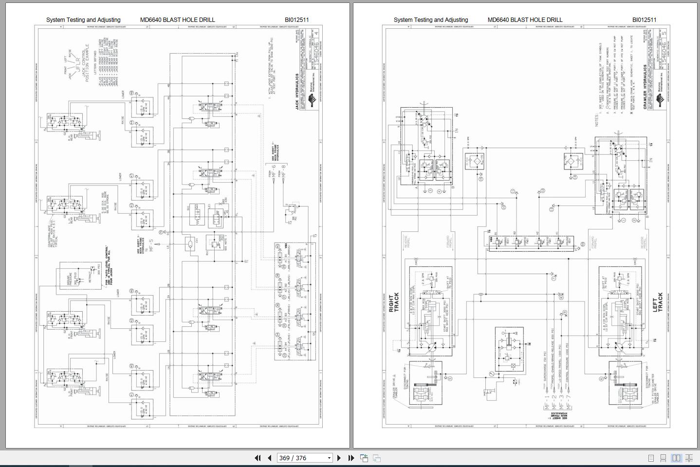 CAT Rotary Blasthole Drills MD6640 2U70T83 Operation, Testing ...