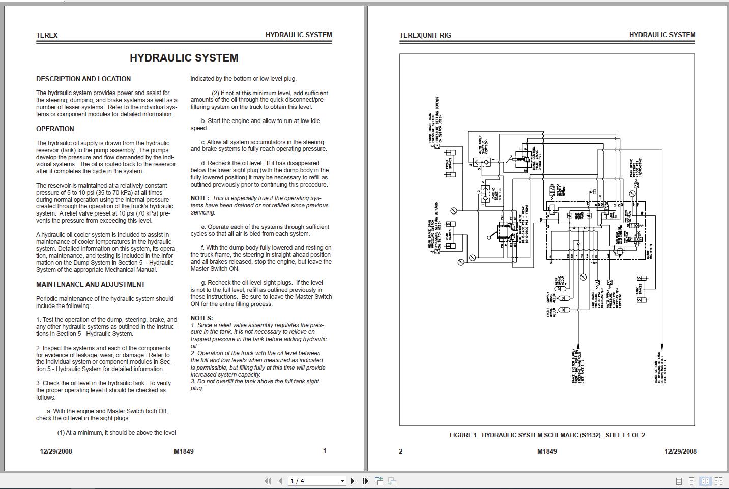 CAT Unit Rig Mining Truck MT4400 AC MHTOC6 Service Manual 2009