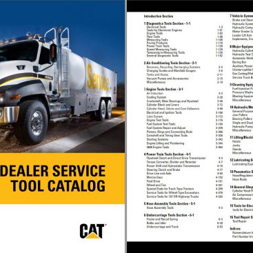 CAT Dealer Service Tools Catalog Includes Hand Tools & Shop Supplies ...