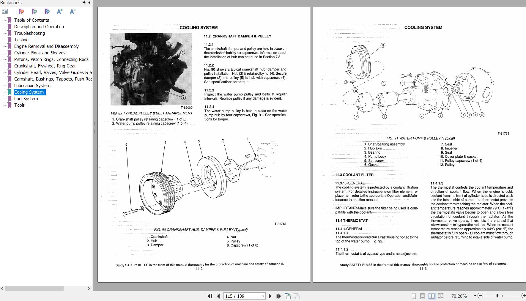 Fiat Allis Engine 8065 Service Manual 73121213