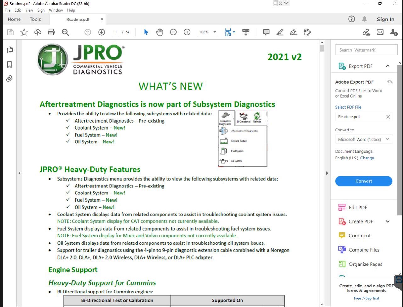 JPRO Commercial Vehicle Diagnostics JPRO 2021 v3 11.2021 How To Install ...