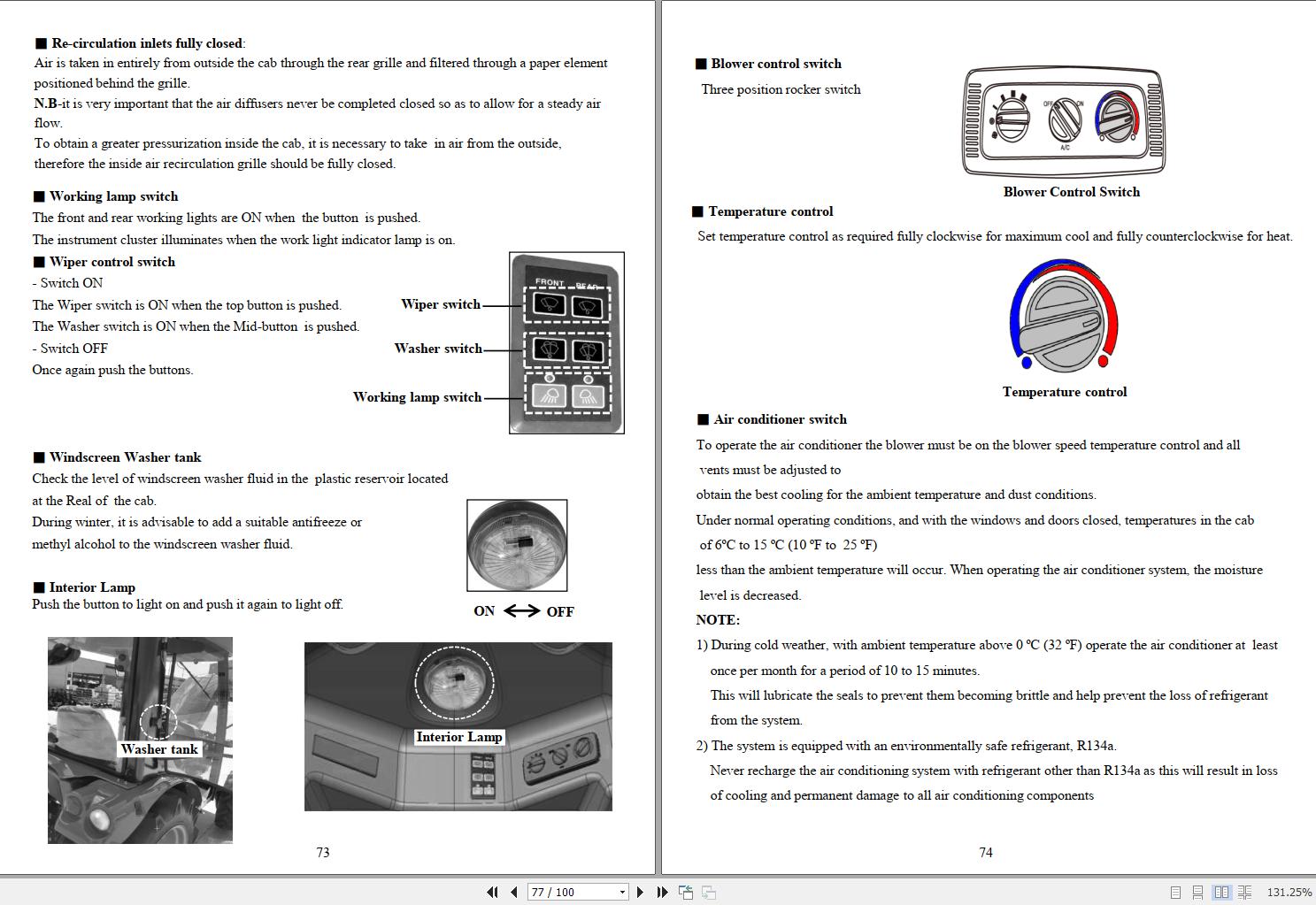 Mahindra Tractor 2645 Shuttle Cab Operator's Manual 1135-940-001-0 2017
