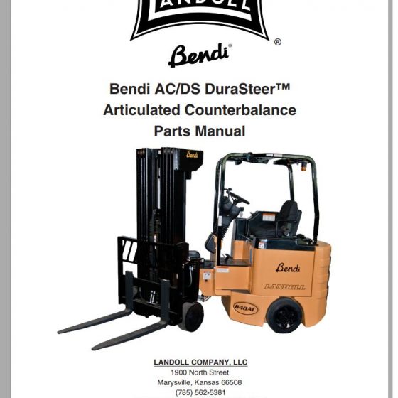 Bendi Forklift AC DS Hydraulic Schematic 154062 2009