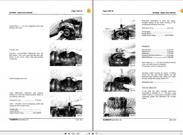 John Deere Cameco Loader SP1800B Repair Manual