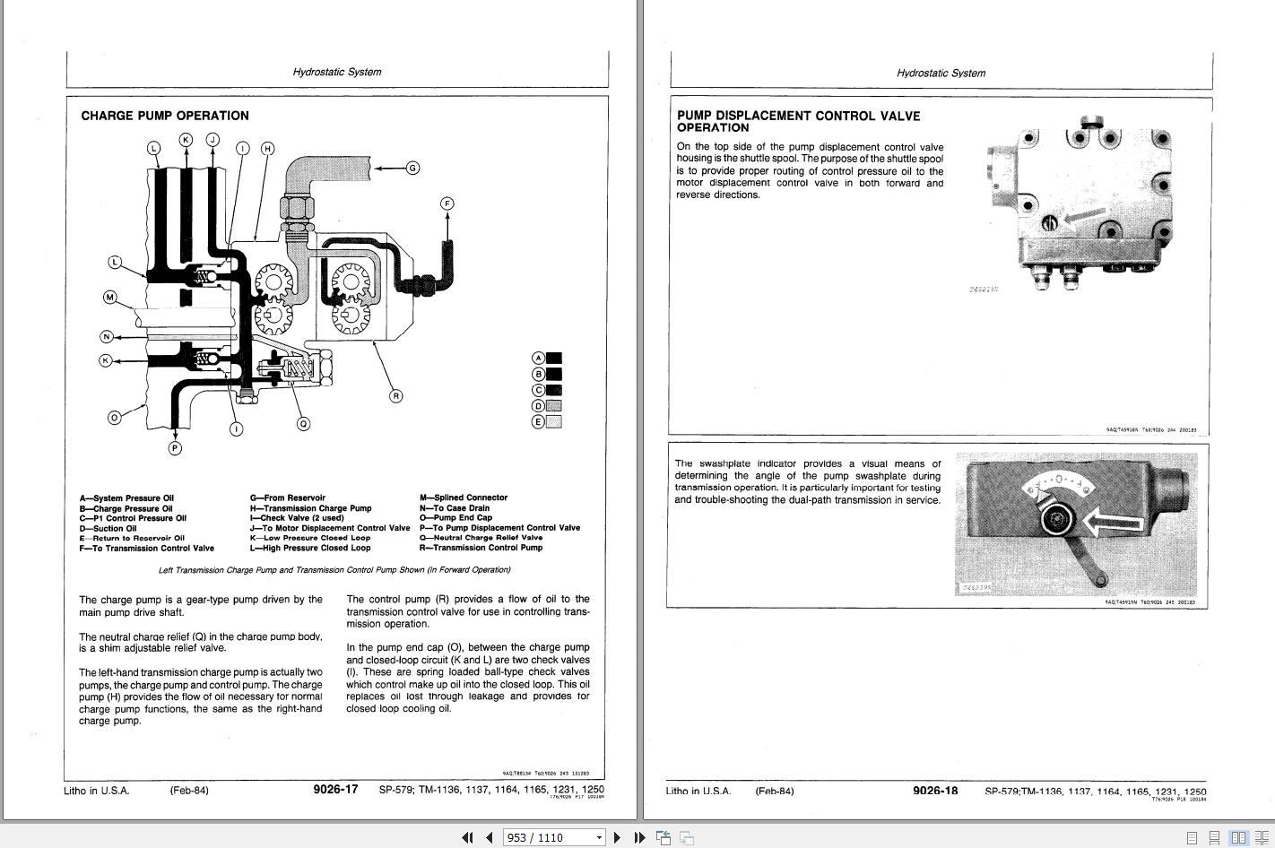 John Deere Crawler Bulldozer JD850 Technical Manual TM1164