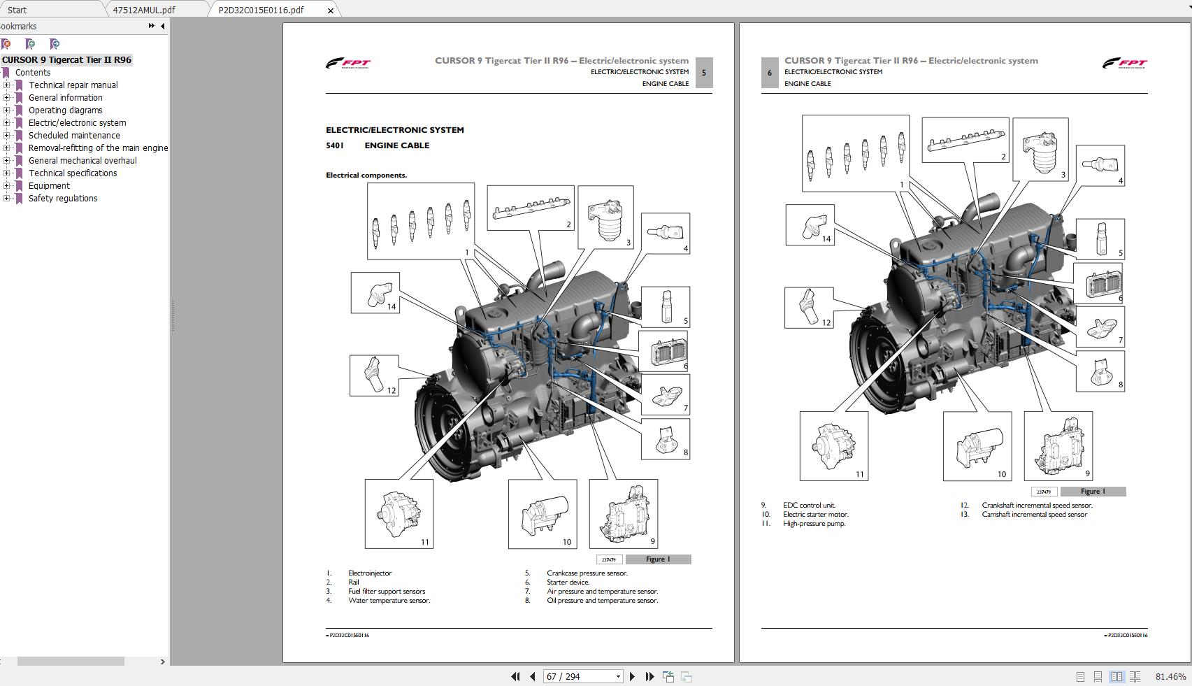 Tigercat FPT C87 T2 ENGINE Operator Service & Repair Manual