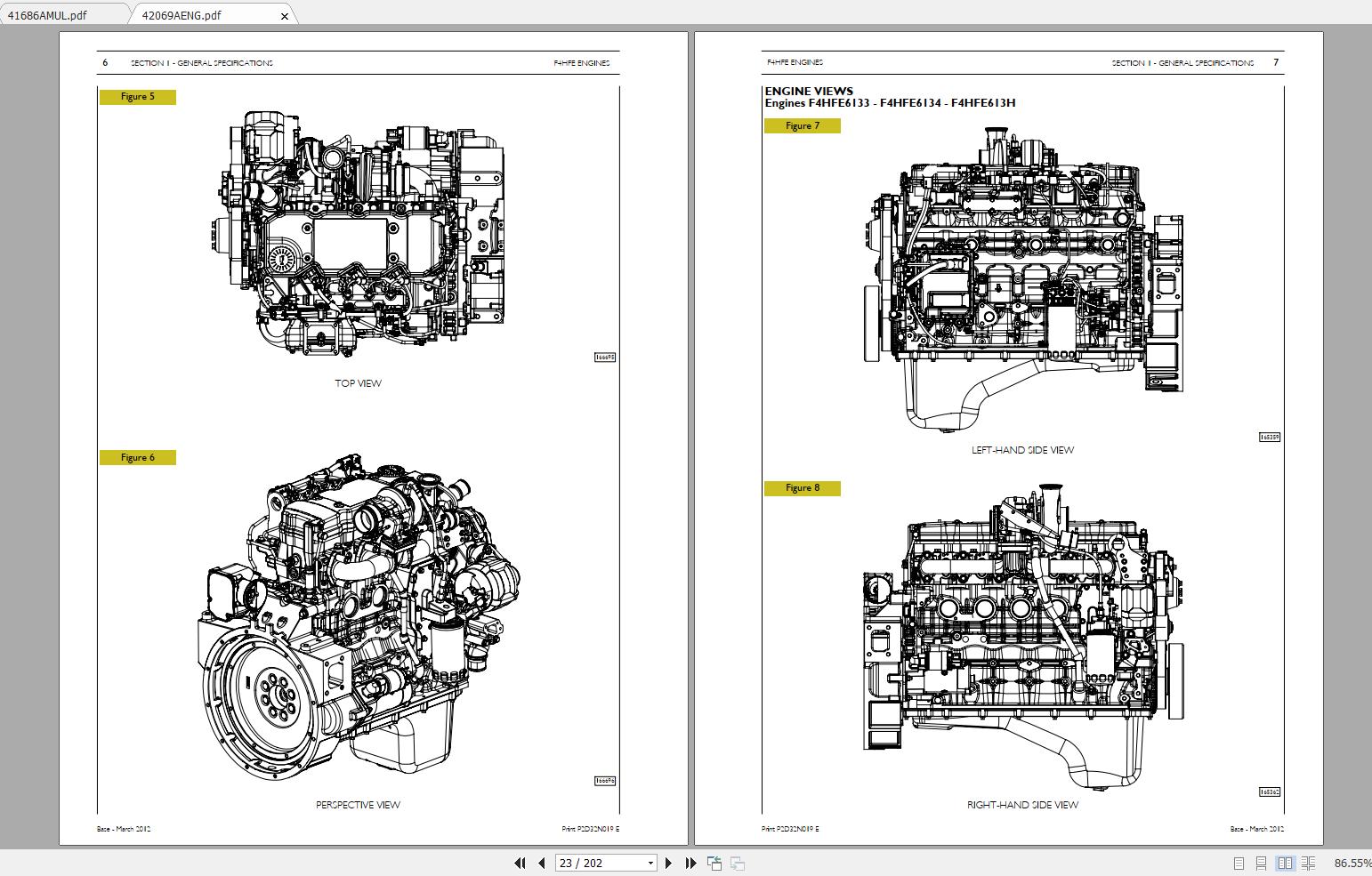 Tigercat FPT N45 and N67 Tier 4i ENGINE Operator Service & Repair Manual