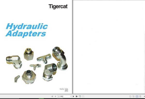 Tigercat Hydraulic Adapters Drawing Collection
