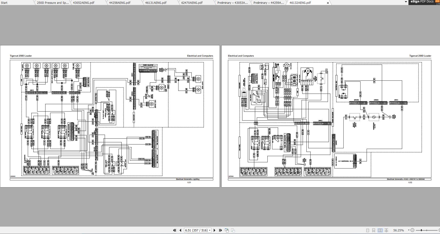 Tigercat Loader 250D (2502101 - 2504500) Operator's & Service Manual