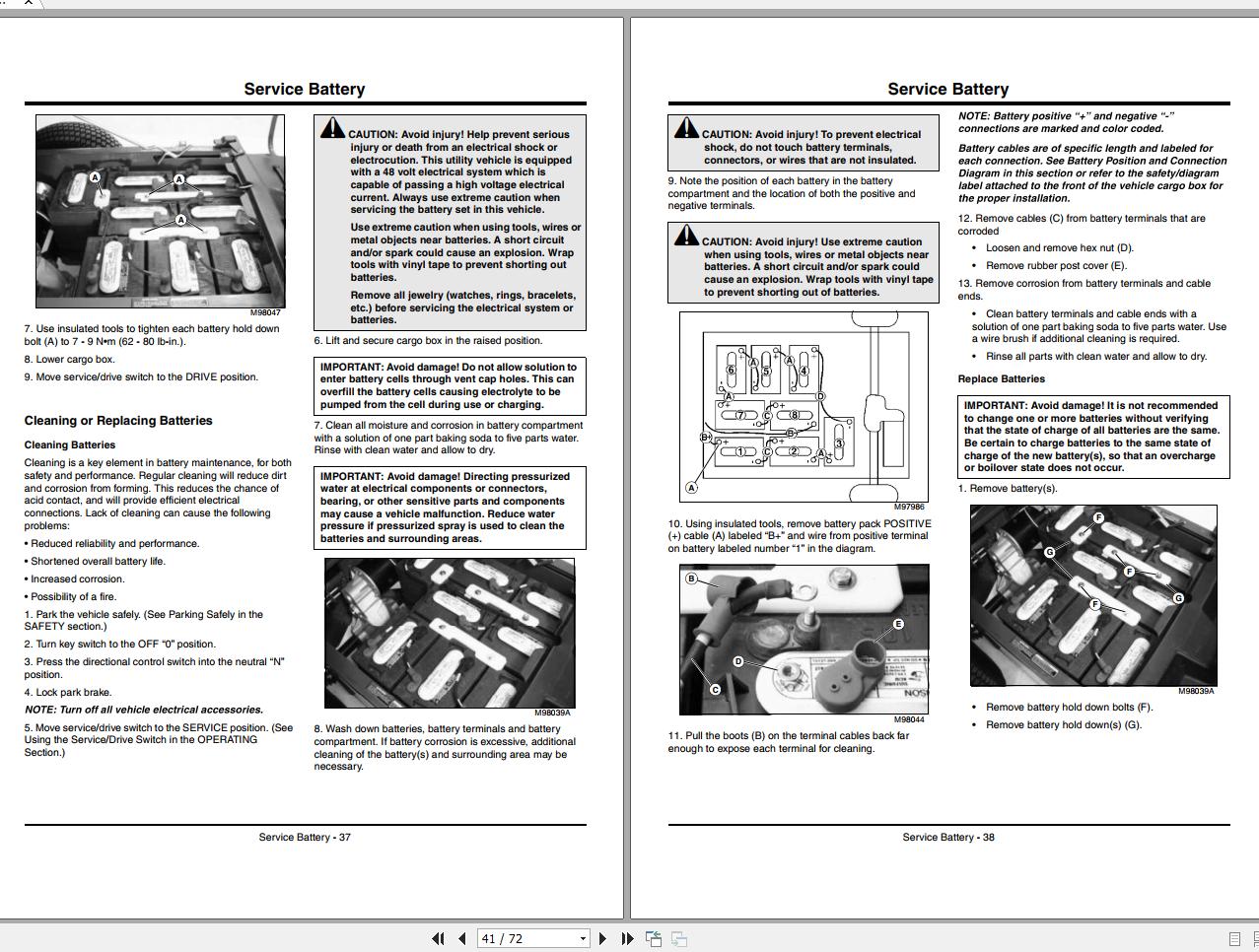 John Deere Gator Utility Vehicle TE SN 070001 Operator's Manual ...