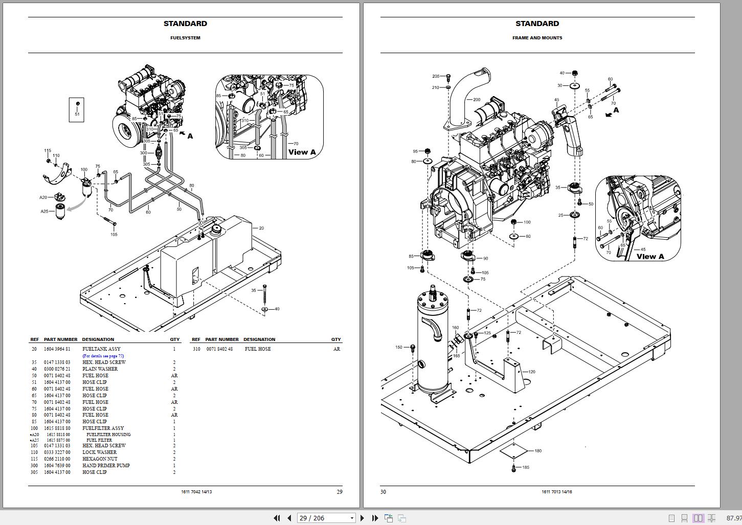 Atlas Copco Portable Compressors XAS 67 Dd(G) - XAS 130 DD7 Parts List ...