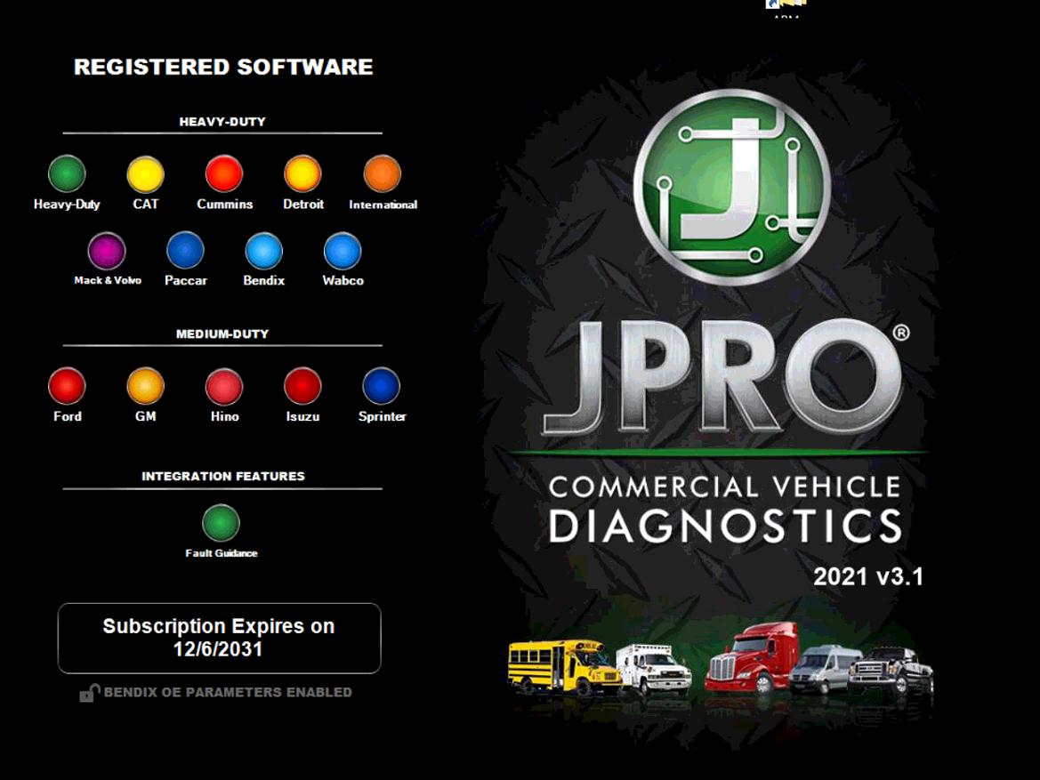 JPRO Commercial Vehicle JPRO 2022 v1 03.2022 Diagnostics Tool For One ...