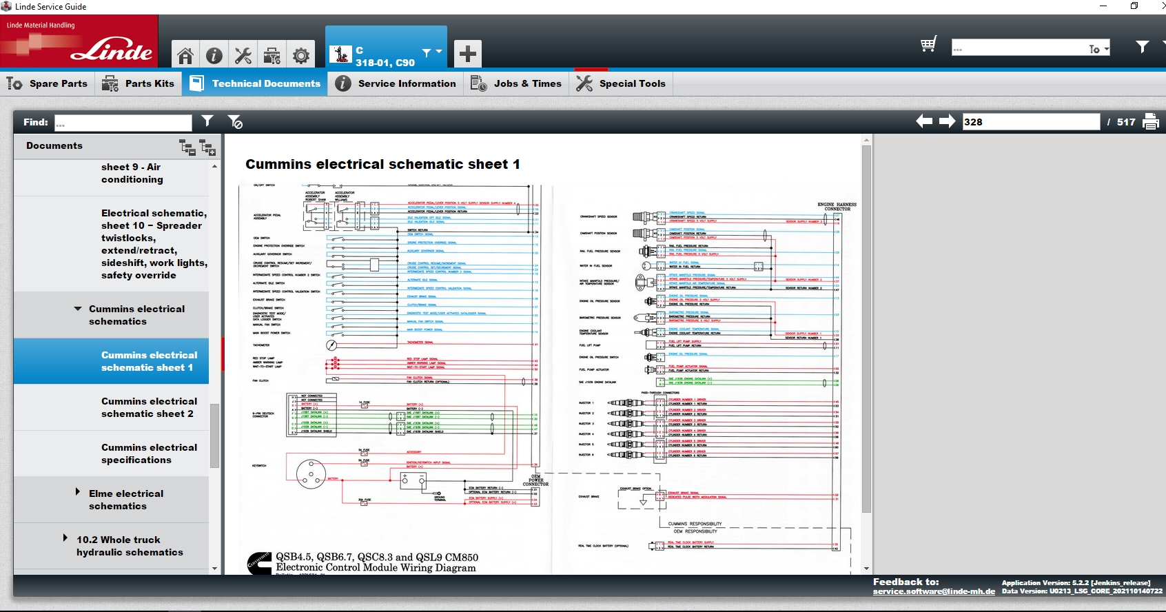Linde Spare Parts Catalog Service Information Program Linde Service ...