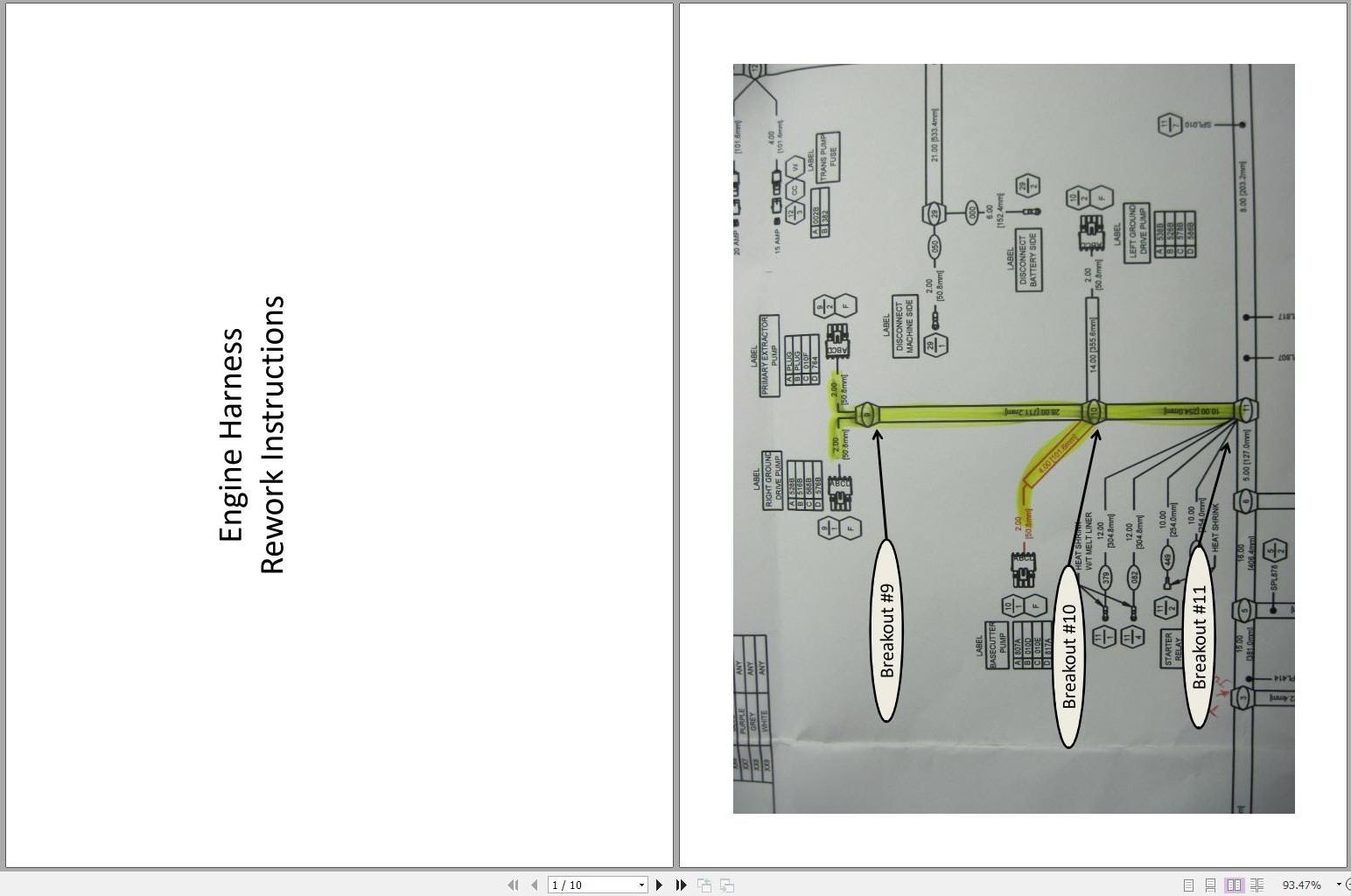 Rework Engine Harness Instructions
