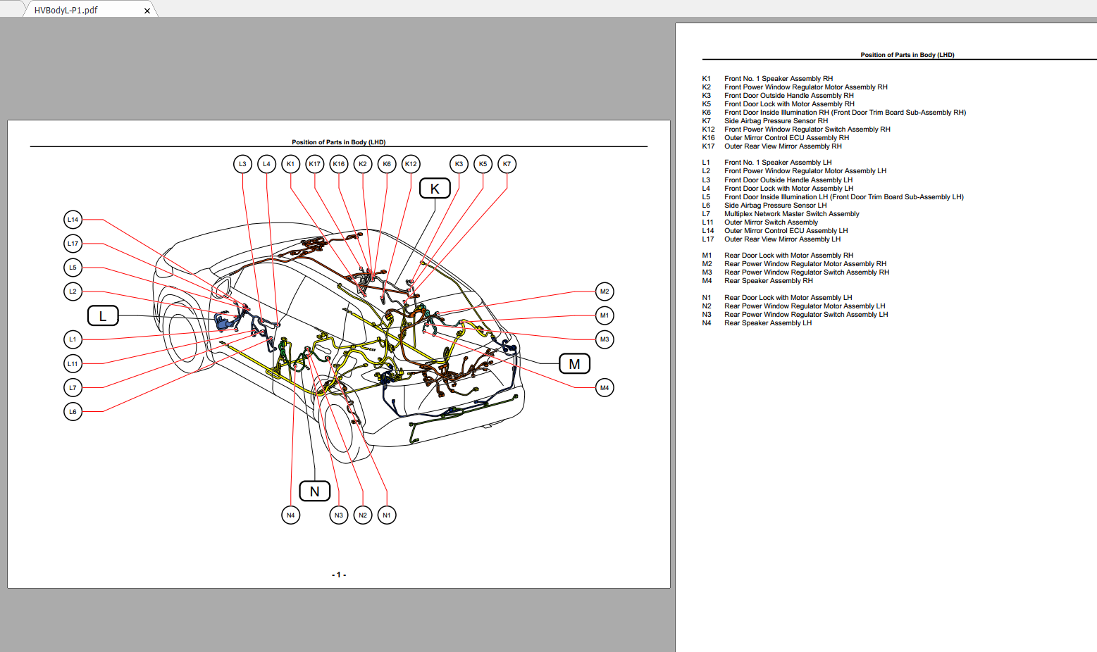 Toyota Cross 2020 Electrical Wiring Diagram & Repair Manual