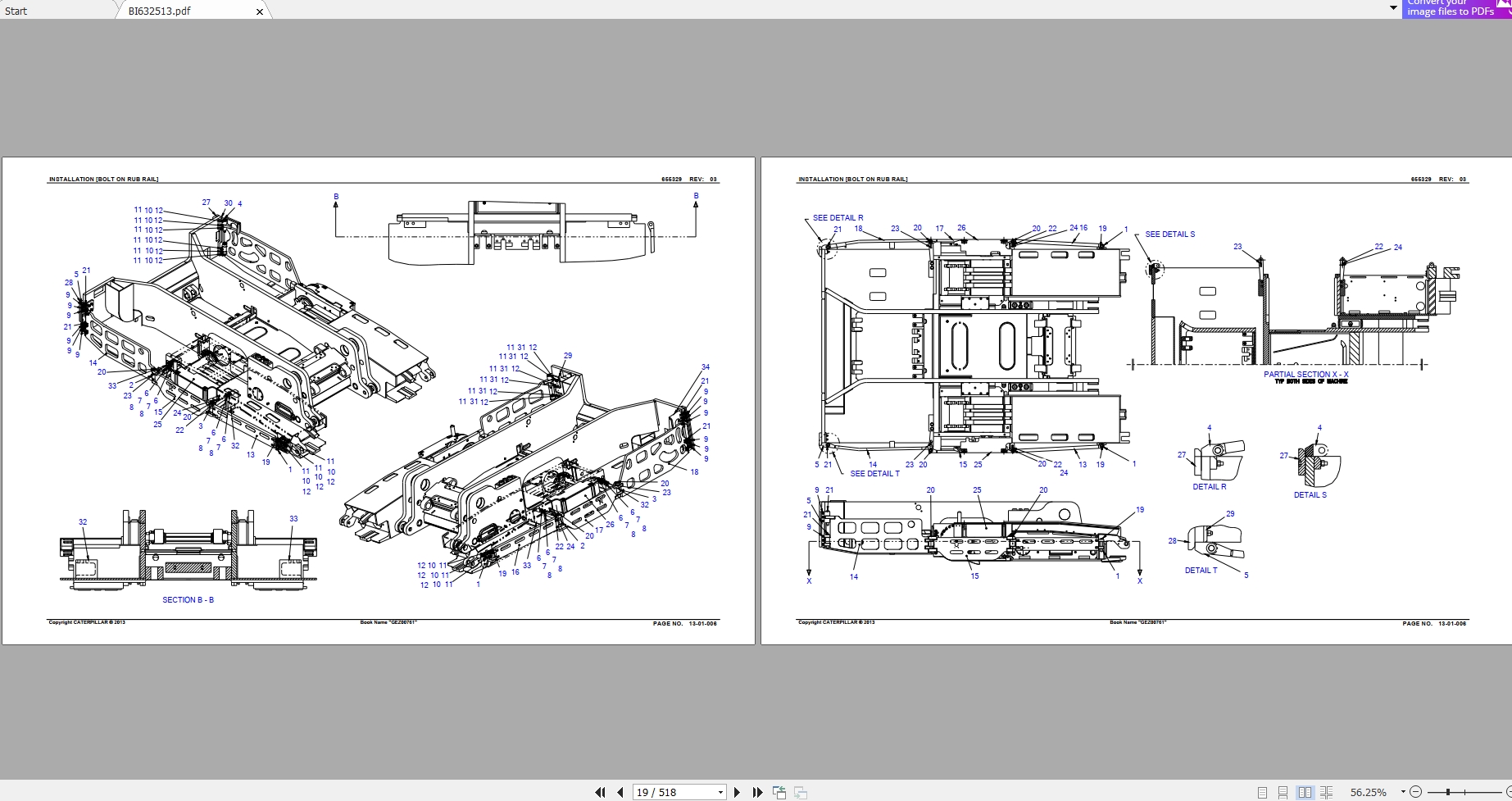 CAT Continuous Miner 13.5GB 2022 Full Collection Spare Parts Manuals ...