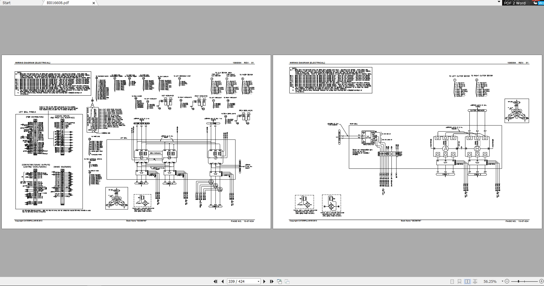 CAT Continuous Miner 13.5GB 2022 Full Collection Spare Parts Manuals ...