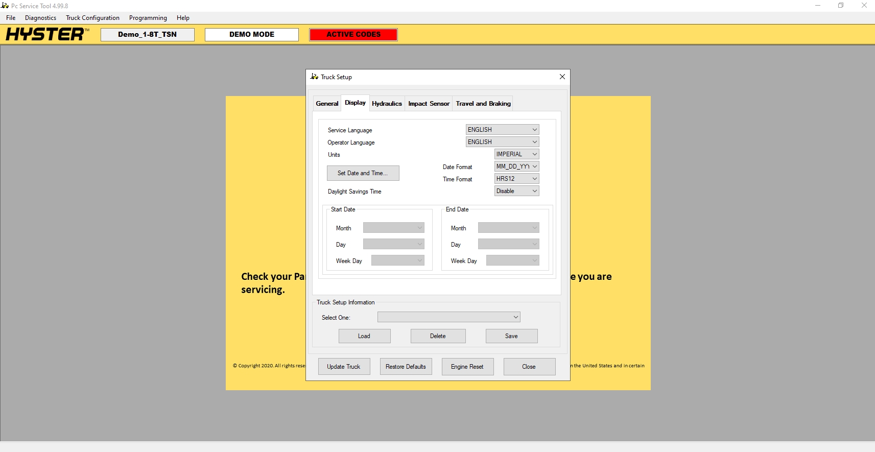 Hyster PC Service Tool v4.99.8 04.2022 How To Install Setting Guide