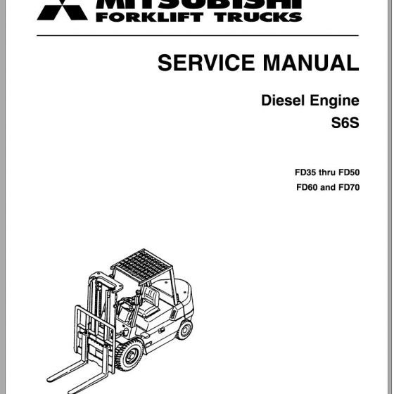 Mitsubishi Forklift FD50K Schematic Service Manual EN