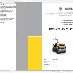 Wacker Neuson Trench Roller RT 56-SC Operator's Manual, Service Manual ...