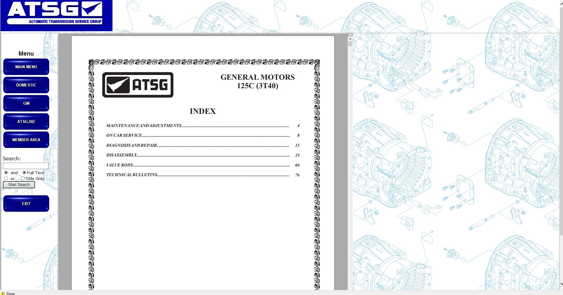 ATSG Service Information Automatic Transmission 2017