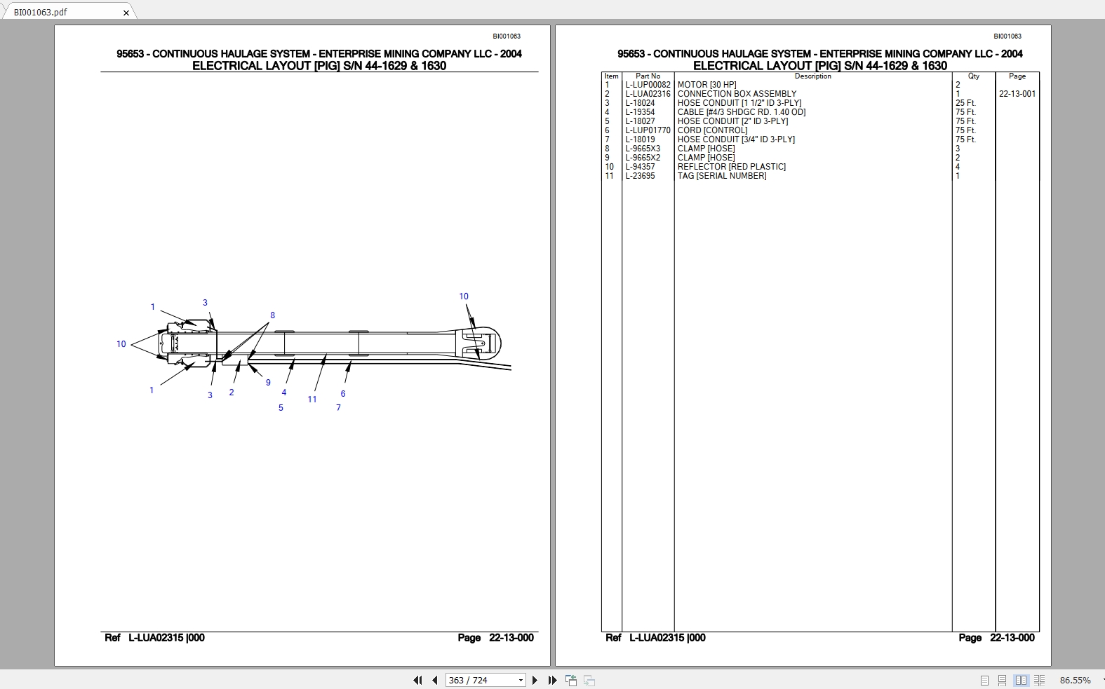 CAT Continuous Haulage Full Models Spare Parts List PDF DVD - Auto ...