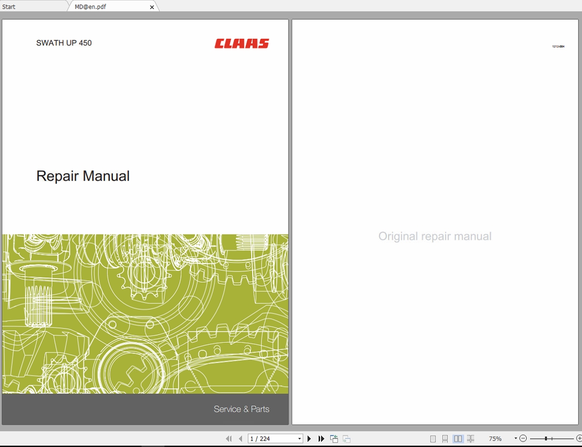 Claas Agricultural Manuals Full Collection 05.2022 PDF DVD