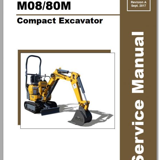 Gehl Compact Excavator 1202 Service Manual 909767 12.2007