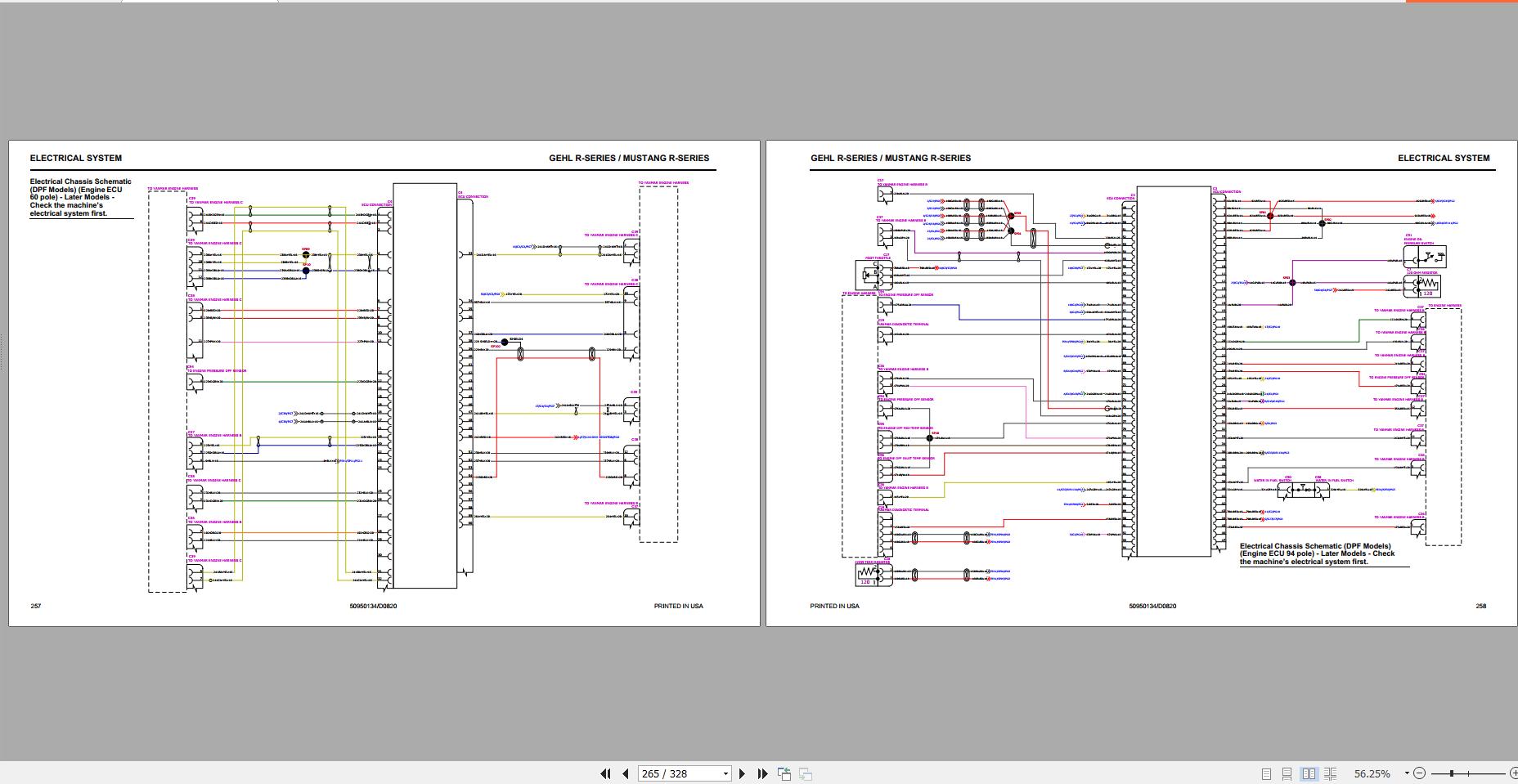 Gehl Skid Steer Loader R190 R220 R260 1900R-2200R-2600R Service Manual ...