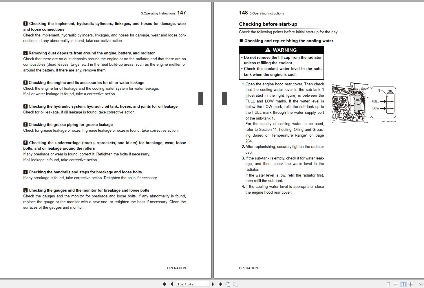 Mustang Compact Excavator 550Z Operator's Manual 50940329B 07.2018