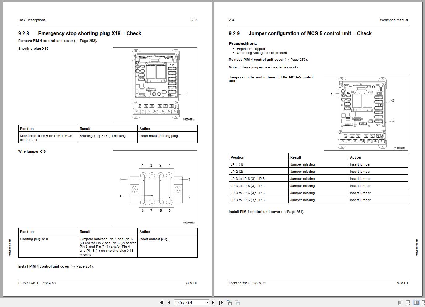 MTU BlueLine With Multi-Function Display DIS 14 Series 4000 FPP MDEC ...