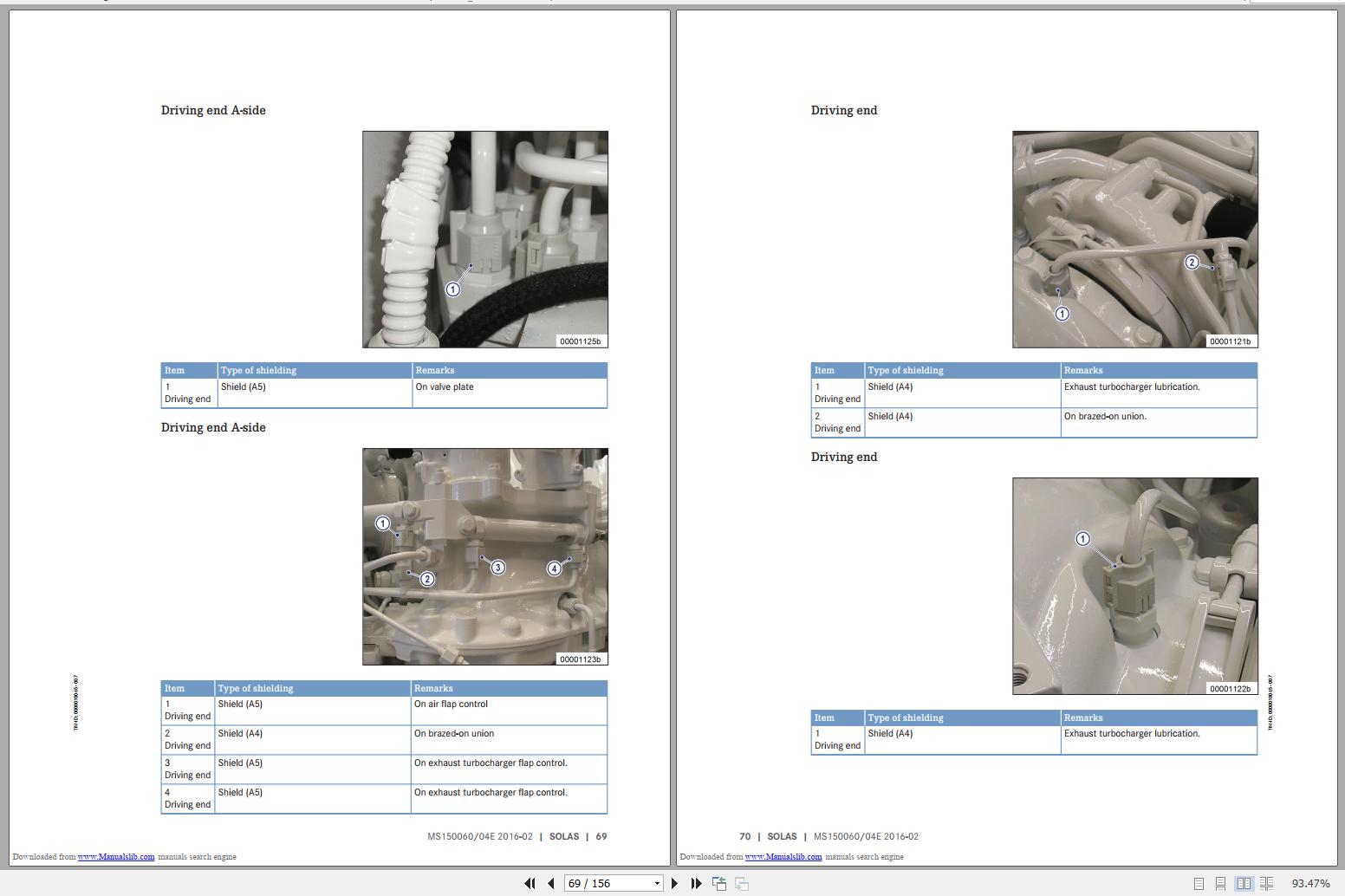 MTU Diesel Engine 10V2000Mx4 Operating Instructions MS150060 04E 2016
