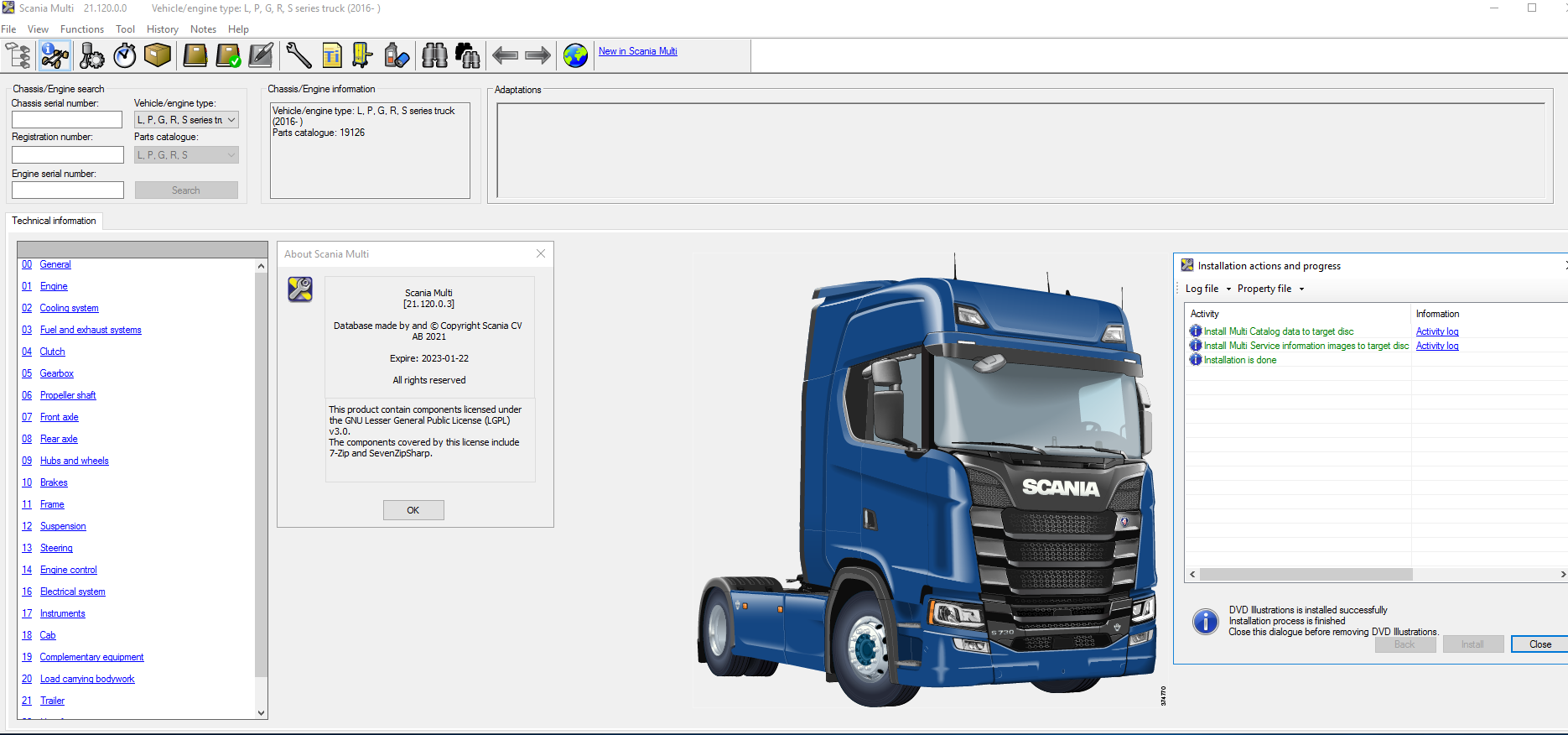 Scania Multi v21.120.0.3 03.2022 How To Install Setting Guide