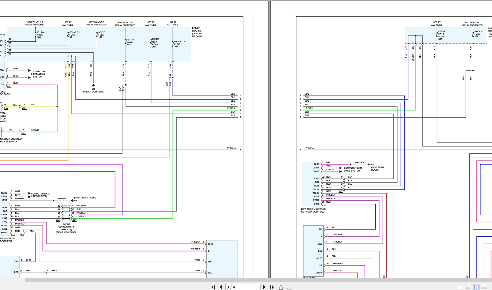 Lexus LS 500 2021 AWD V6-3.5L Turbo (V35A-FTS) Electrical Wiring Diagram