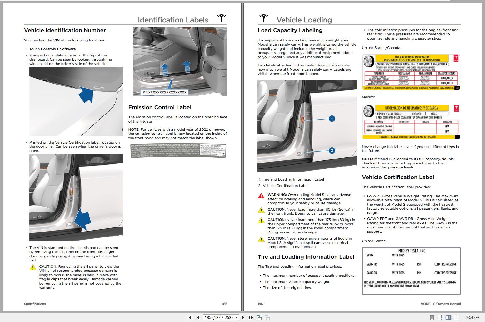 Tesla Model S 2021+ Owners Manual 04.2022