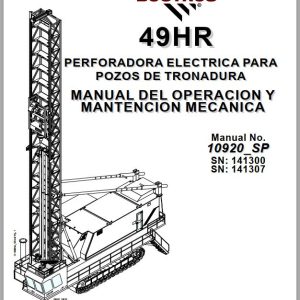 CAT Blast Hole Drill MD6640 49HR Operation and Maintenance Manual ...