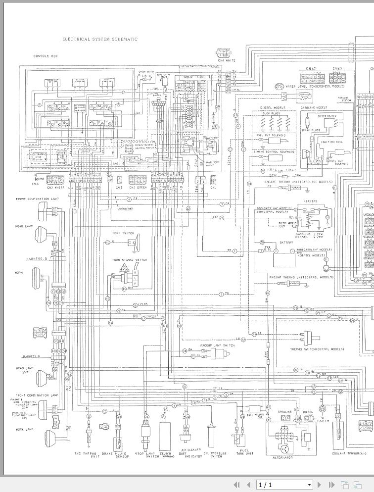 CAT Forklift DP25 Schematic, Service, Operation & Maintenance Manual