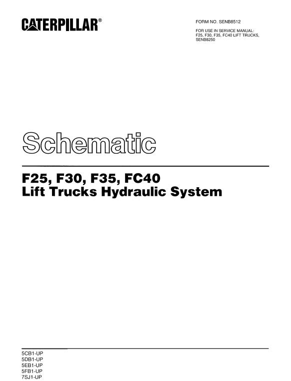 CAT Forklift FC40 Service Manual