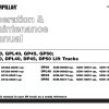 CAT Forklift GP45 Service, Operation & Maintenance Manual