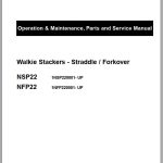CAT Forklift NSP30 NSP40 Service Manual