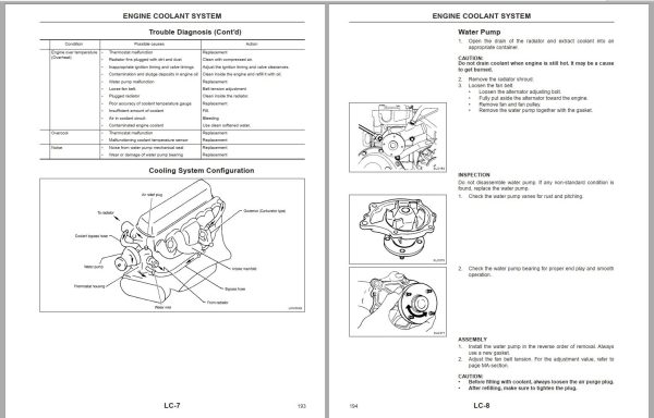 CAT Forklift P4000 P5000 P5000 P6500 P7000 Schematic, Service ...