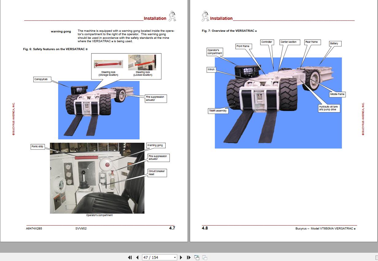 CAT Roof Support Carrier SH650 VT650 Operation and Maintenance Manual ...