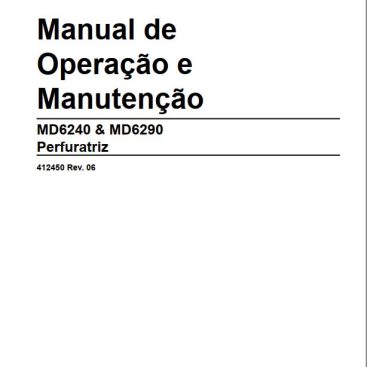 CAT Rotary Blasthole Drill MD6420 Operation and Maintenance Manual ...